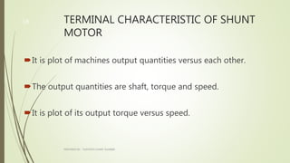 SEPARATELY EXCITED & SHUNT DC MACHINES | PPTX