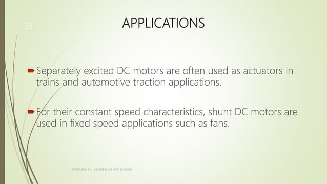 SEPARATELY EXCITED & SHUNT DC MACHINES | PPTX | Physics | Science
