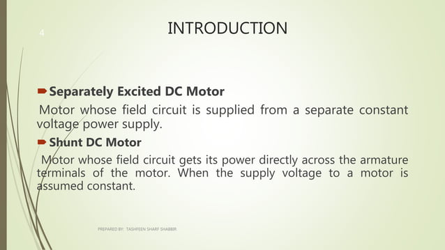 SEPARATELY EXCITED & SHUNT DC MACHINES | PPTX | Physics | Science