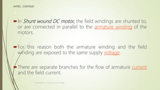SEPARATELY EXCITED & SHUNT DC MACHINES | PPTX