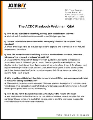ACDC Playbook - FAQ | PDF