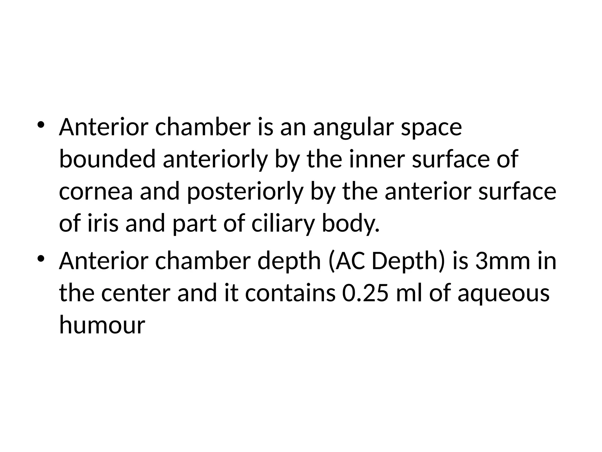 Anterior chamber depth evaluation notes.pptx
