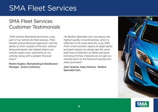 SMA Fleet Services - Brochure | PDF | Automotive Industry | Industries