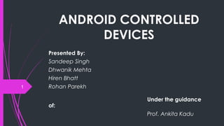 android controlled robot | PPT
