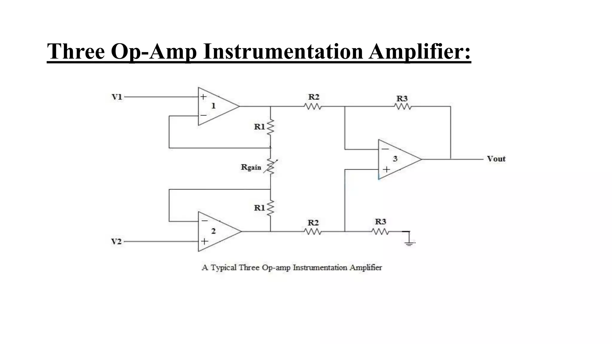 ACD-instrumentation amplifier & peaking amplifier | PPTX