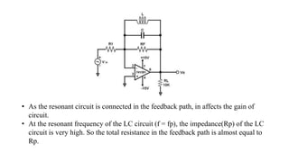 ACD-instrumentation amplifier & peaking amplifier | PPTX