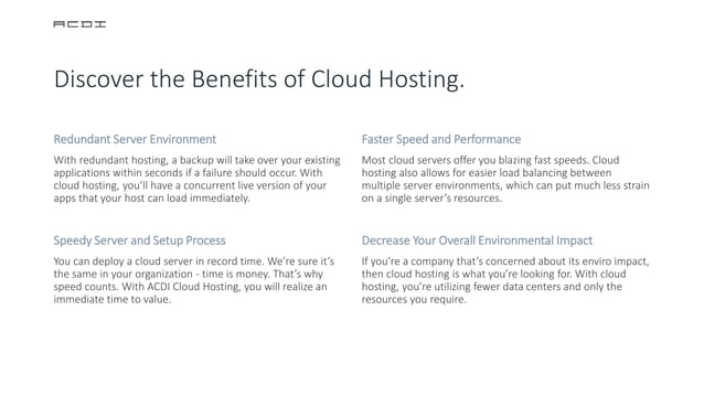 ACDI Overview | PPT