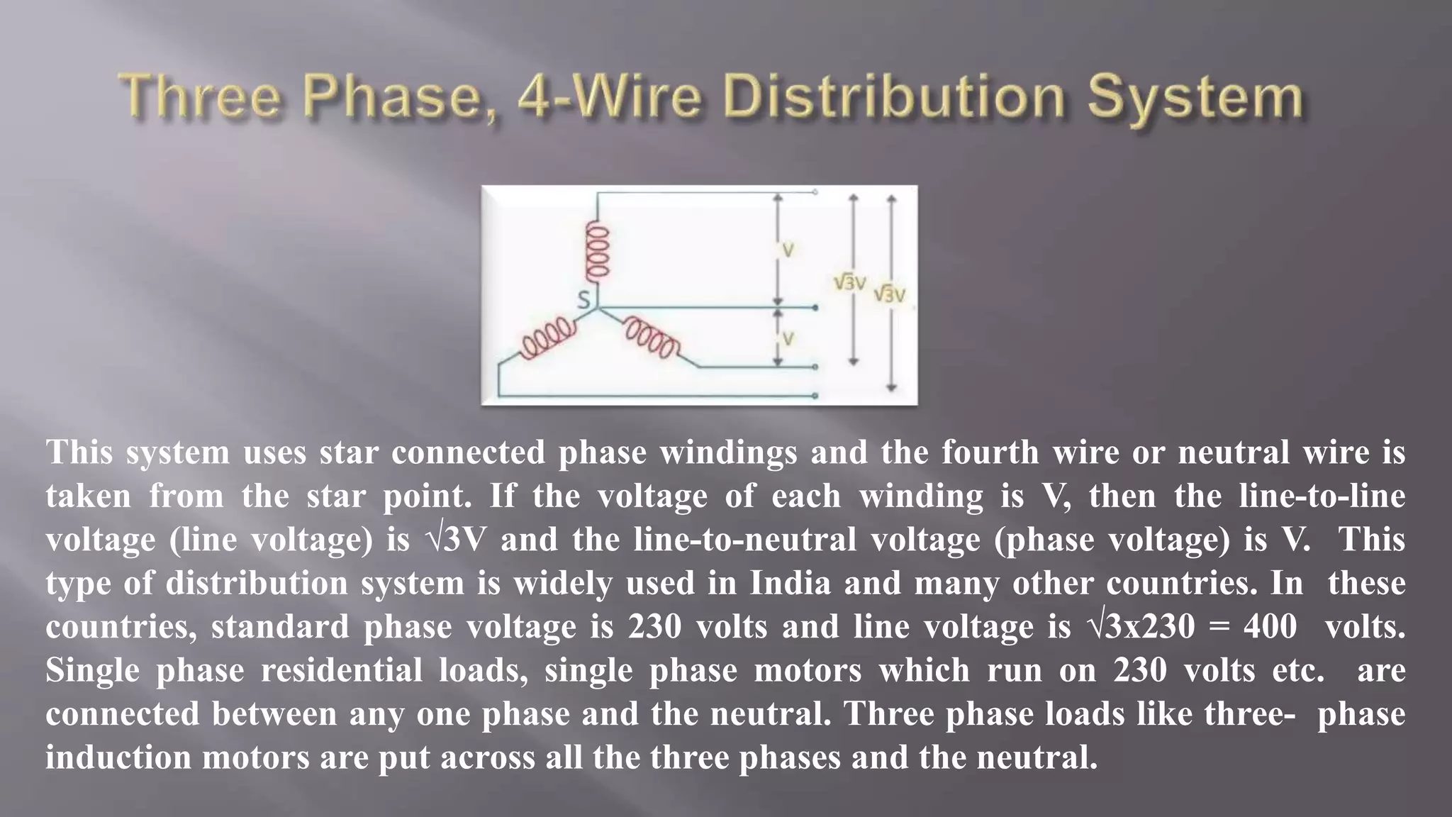 AC Distribution System - Generation Distribution and Transmission | PPTX