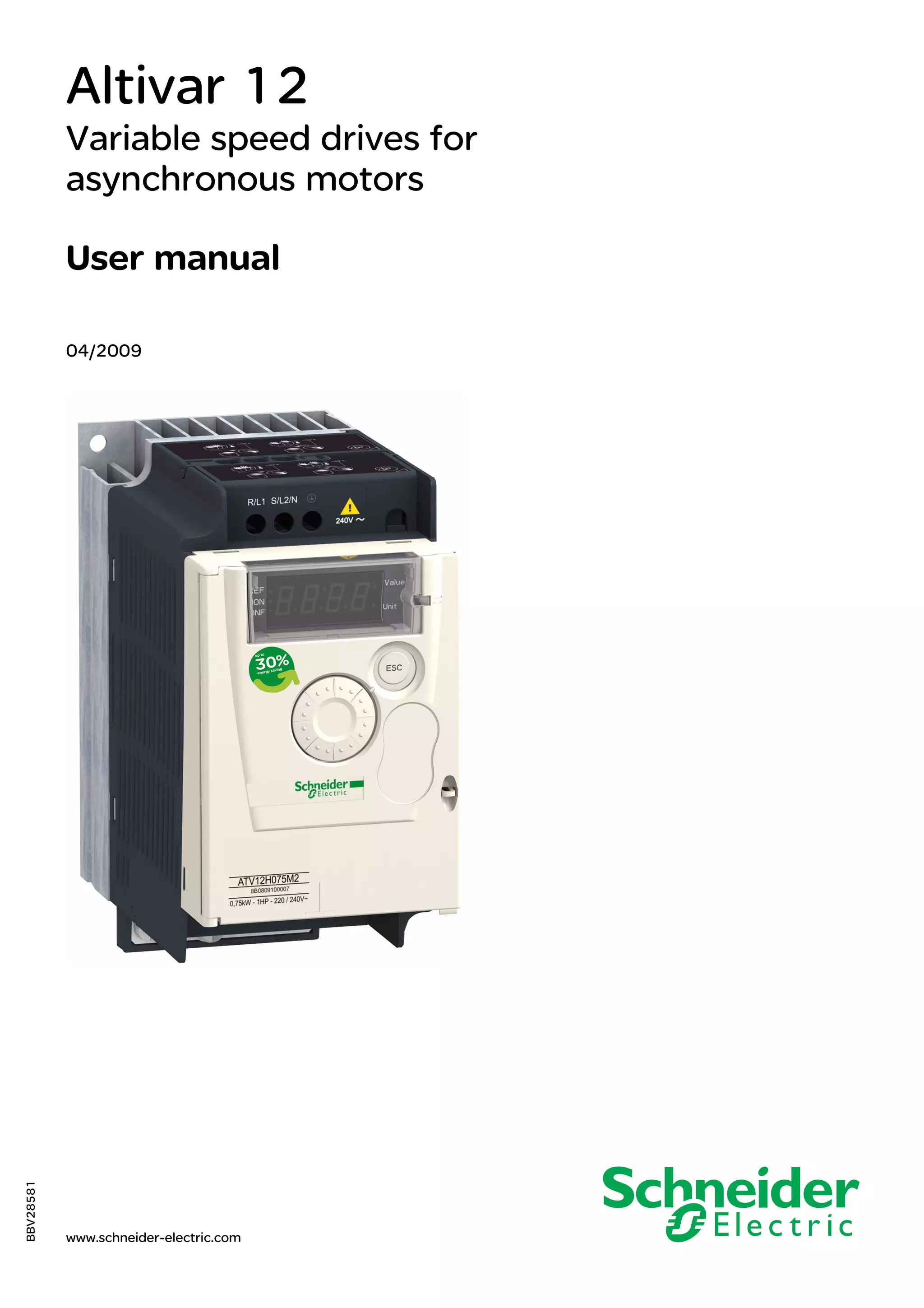 Ac drive altivar 12 user manual | PDF