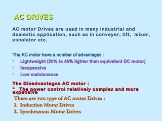 A.C Drives | PPT