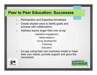 We Run This: Peer to Peer Internal & External Education Mechanisms | PPT
