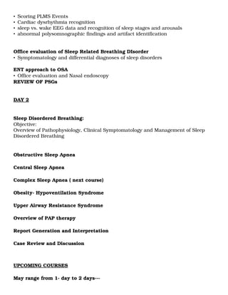 Assm- Ace school of sleep medicine | PDF