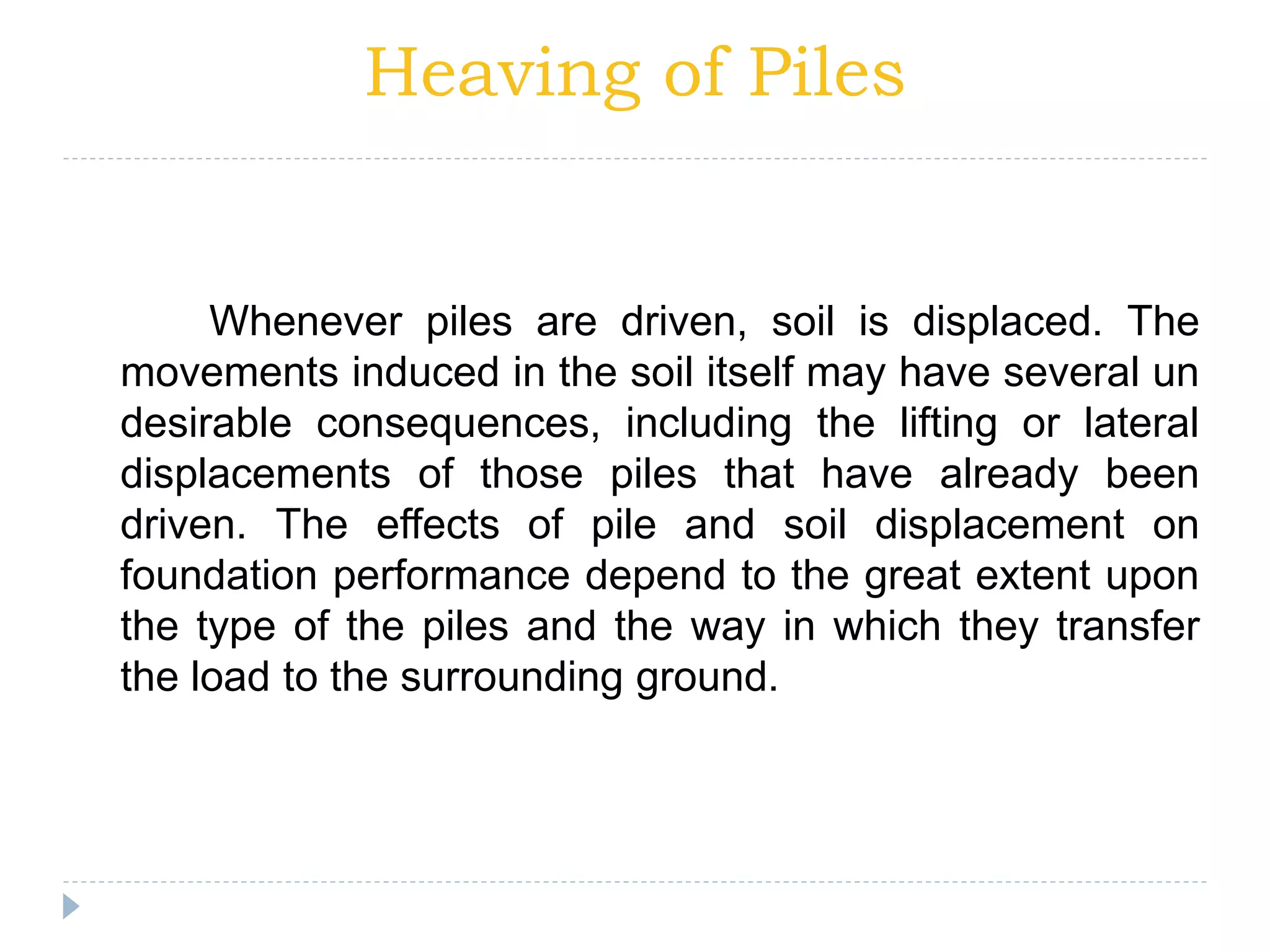 Micropiling & Heaving of Piles | PPT