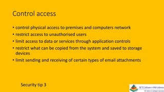 ACESnWS cyber security tips | PPT