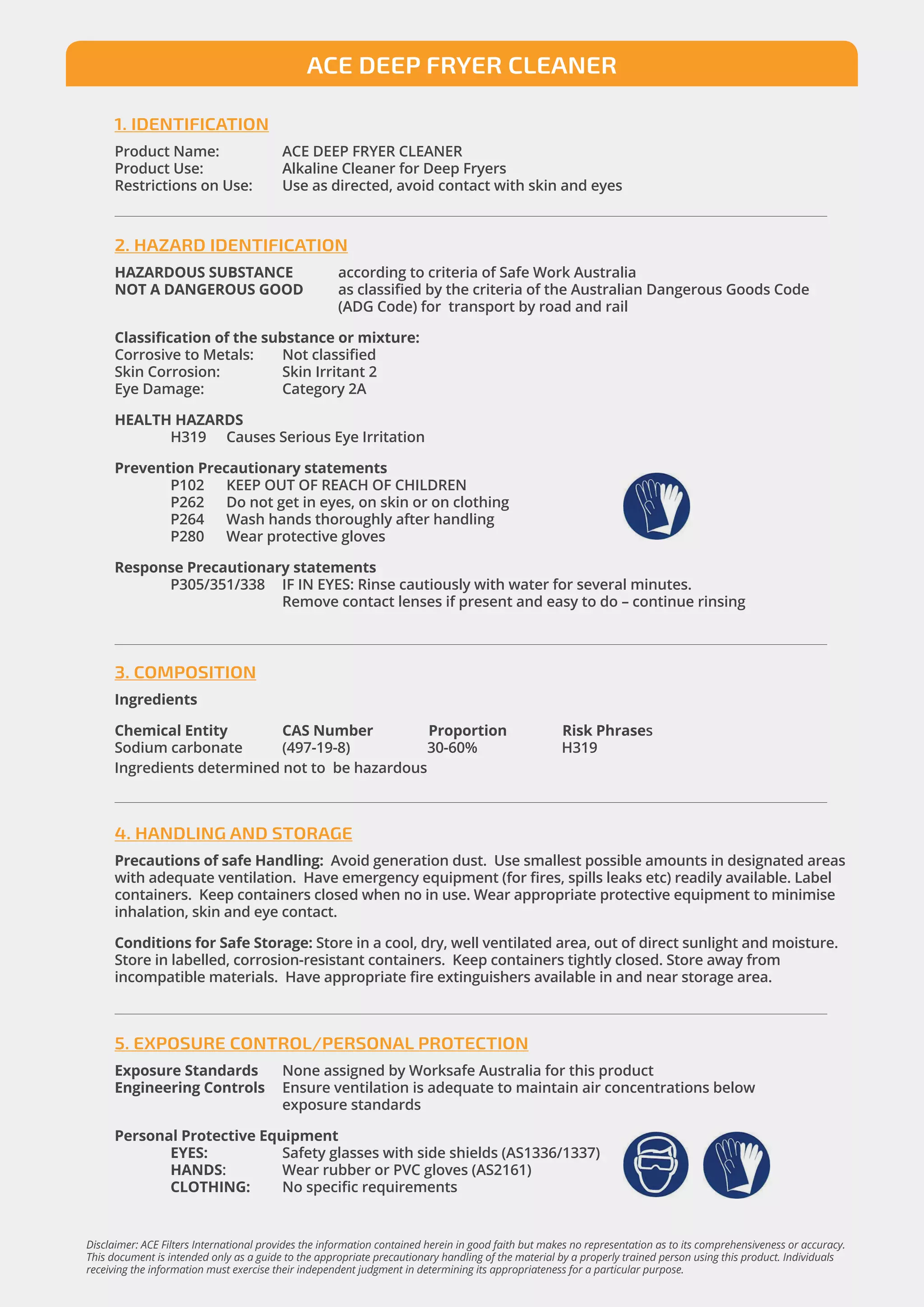 Ace fryer-cleaner-flyer | PDF