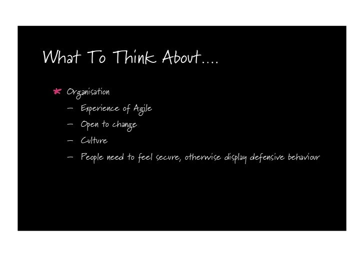 I don't do Agile, I AM Agile!