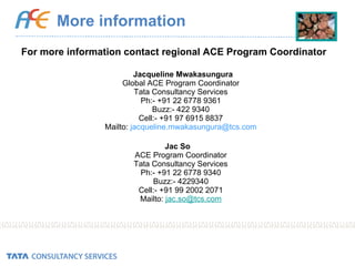 Explore the TCS Ace Program | PPT