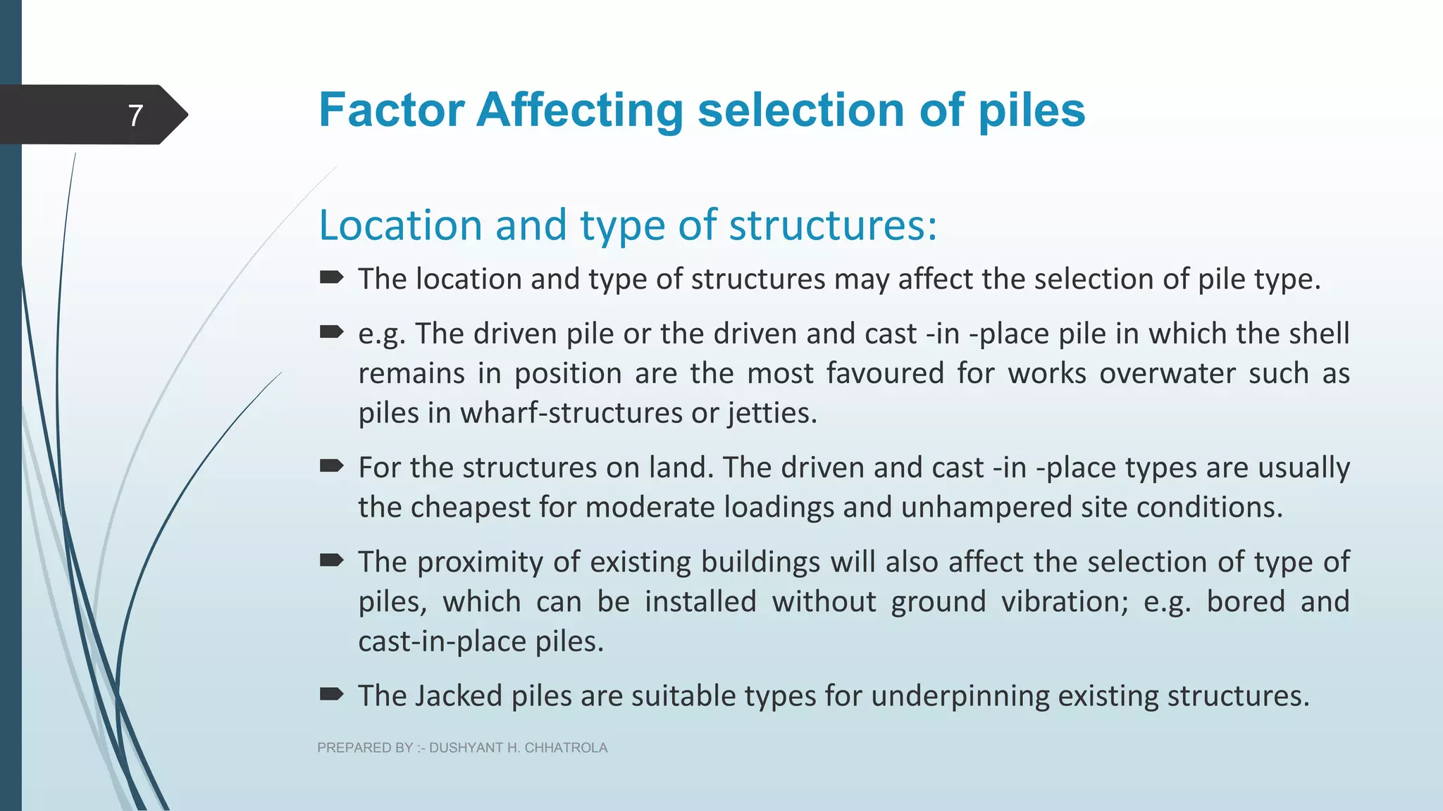 Pile Foundation | PPTX