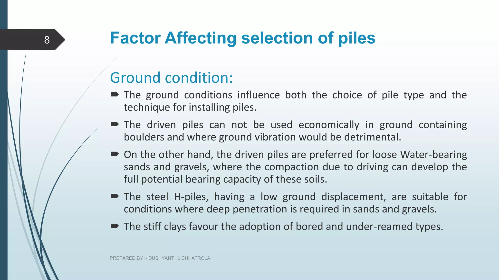 Pile Foundation | PPTX