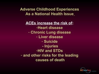 The Adverse Childhood Experiences (ACE) Study | PPT