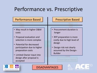 Design-Build Procurement Approaches | PDF