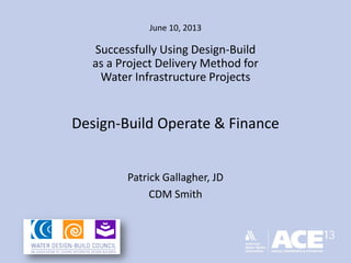 Design-Build Operate and Finance | PDF