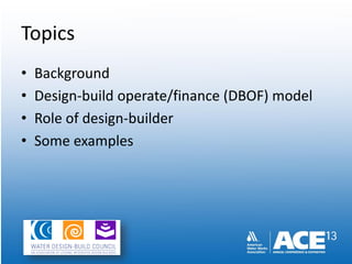 Design-Build Operate and Finance | PDF