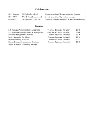 Connie Wright -Resume | DOC