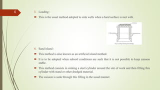 SINKING , TILTING AND DISEASE OF CAISSON | PPTX