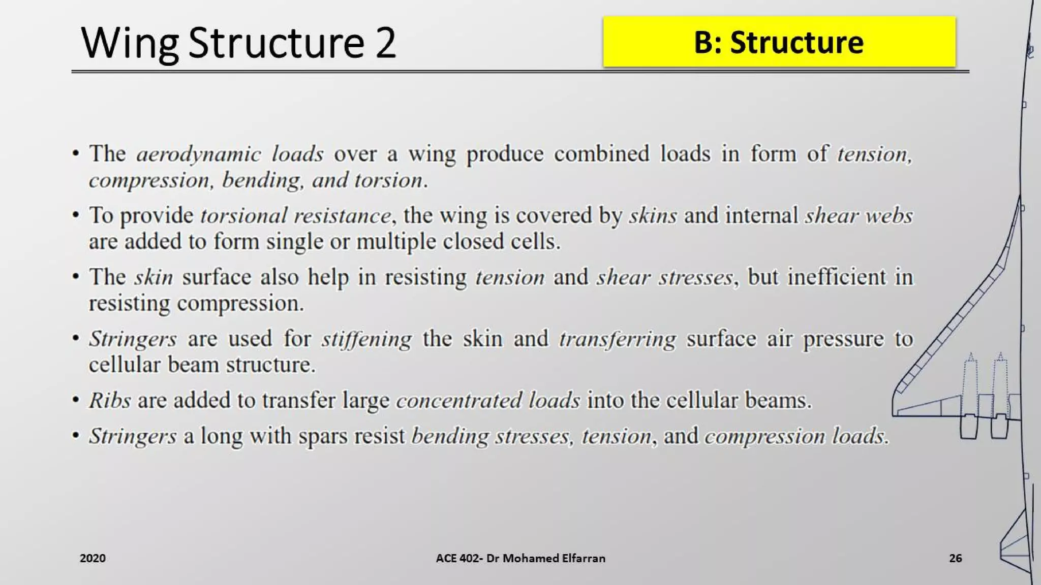 Ace 402 Airframe Design and Construction lec 1 | PPT