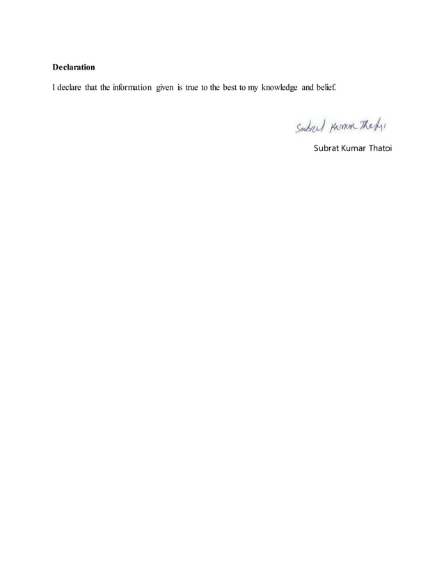 SUBRAT KUMAR THATOI - | PDF