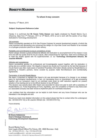 Letters of reference | PDF