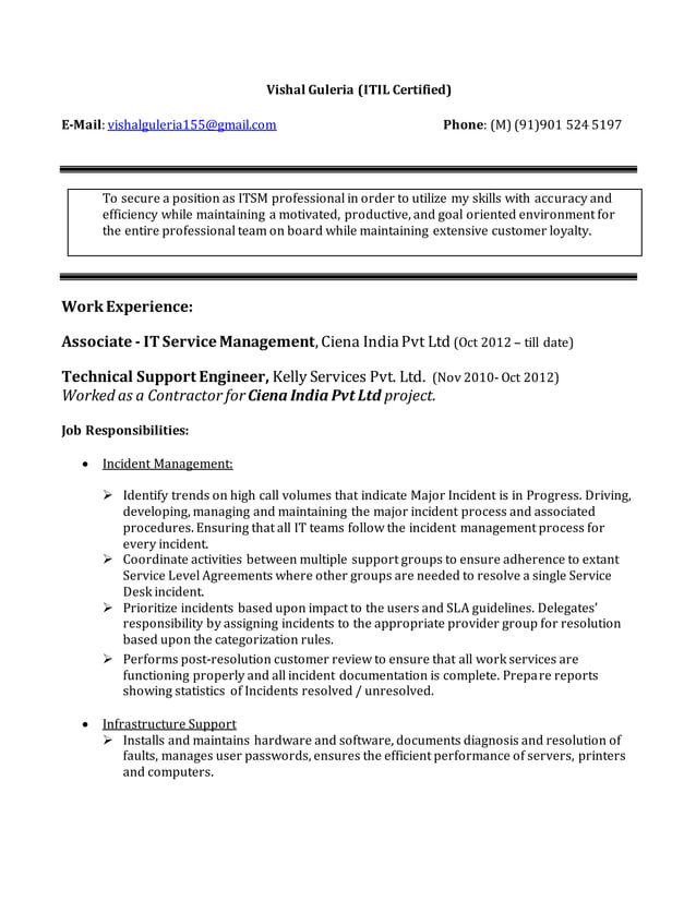 Vishal Guleria (ITIL Certified) IT Service Management Lead Updated ...