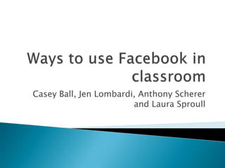 Ace 750 group presentation #2 | PPT