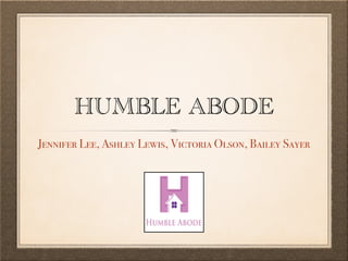 Special Event Humble Abode | PPT