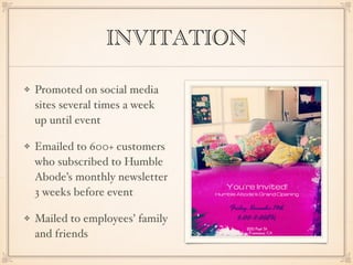 Special Event Humble Abode | PPT