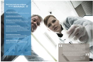 Ace Evidence Management System Brochure | PDF