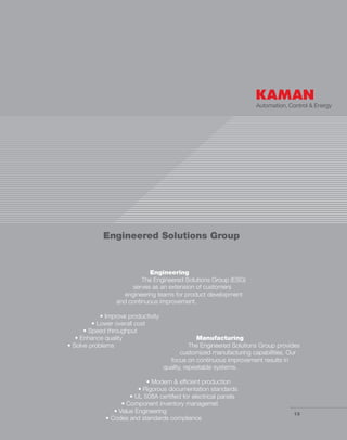 Kaman Automation Inc. Capabilities brochure | PDF