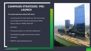 Ace Campaign Strategies- Marketing Management | PDF