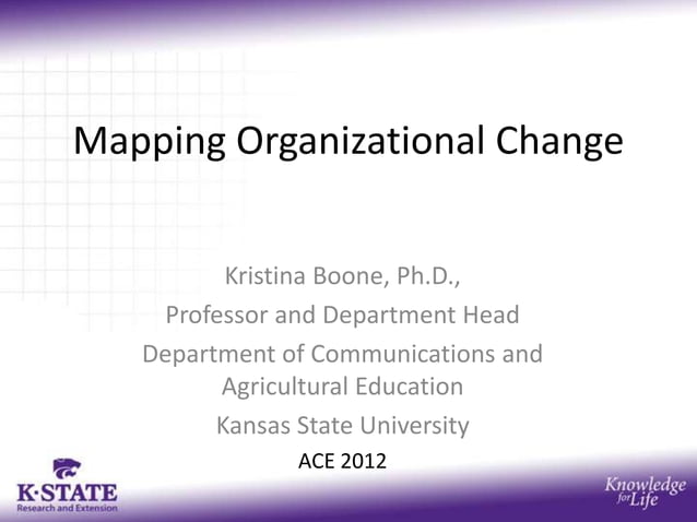 Mapping Organizational Change | PPTX