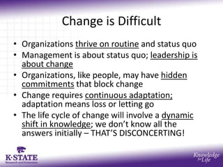 Mapping Organizational Change | PPTX