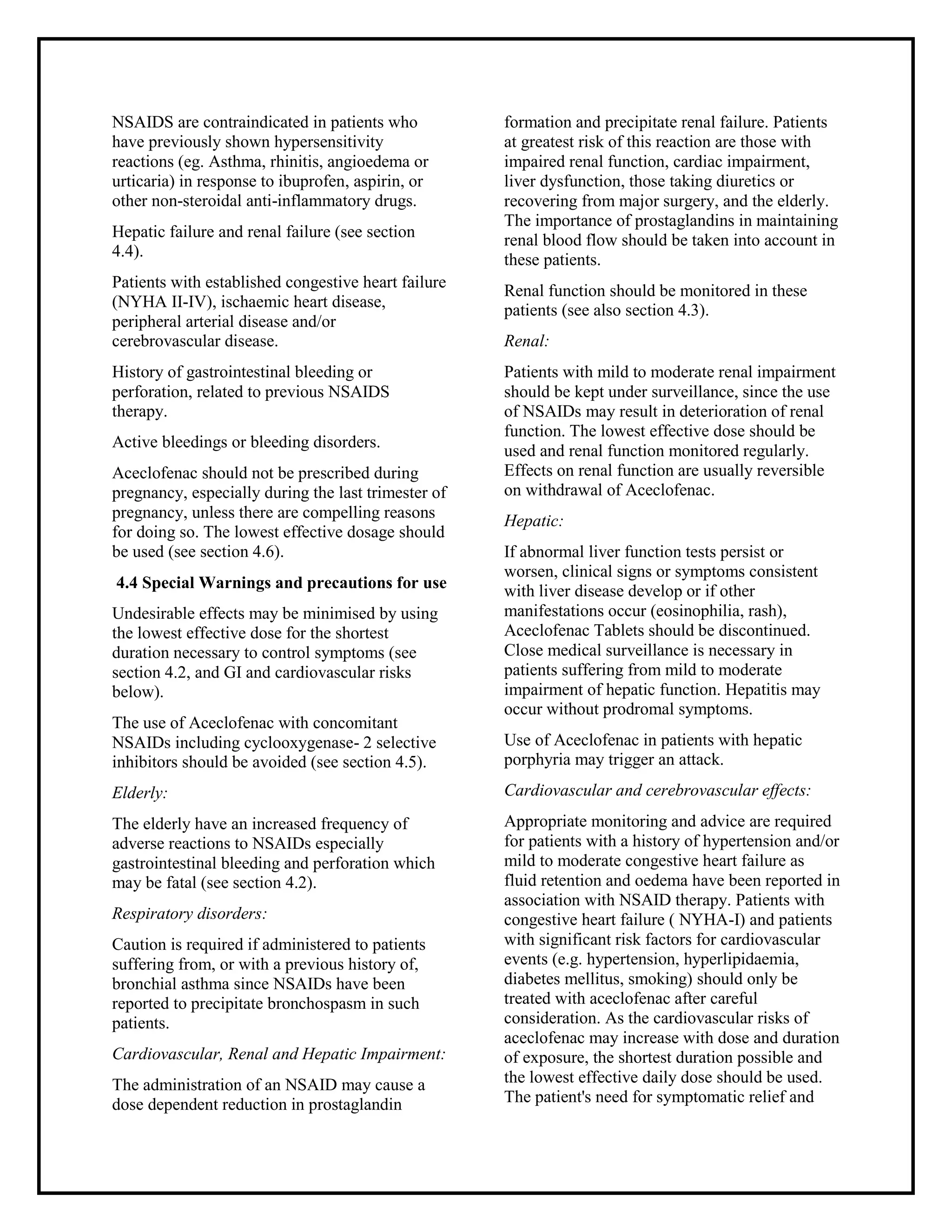 Aceclofenac 100 mg film coated tablets smpc- taj pharmaceuticals | PDF