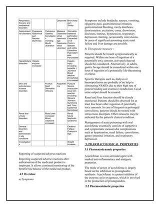 Aceclofenac 100 mg film coated tablets smpc- taj pharmaceuticals | PDF