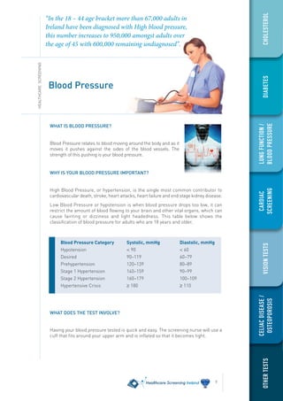 Health Screening Brochure | PDF
