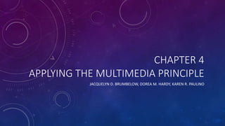 Applying the Multimedia Principle | PPTX