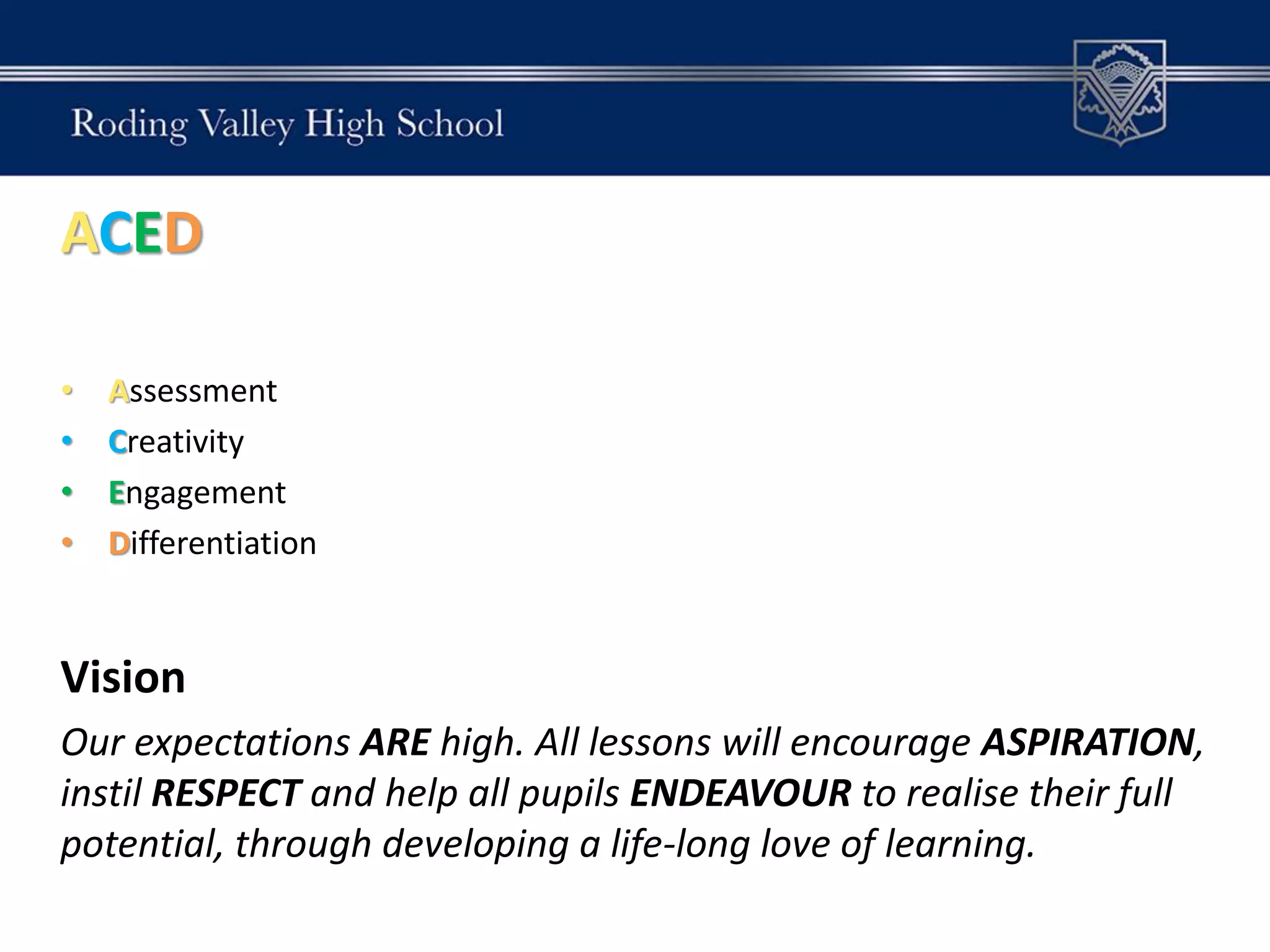 Aced and expectations assembly | PDF