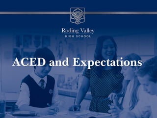 Aced and expectations assembly | PDF