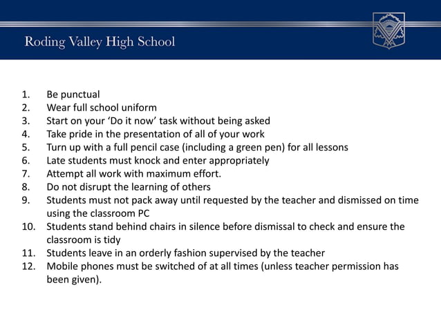 Aced and expectations assembly | PPT