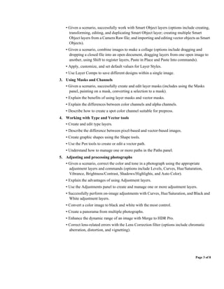 Ace exam guide_photoshop_cs5 | PDF | Photo Editing Software | Computer ...
