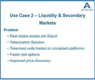 Ace Finance - NewsLetter - 2 Tokenization As Service | PDF